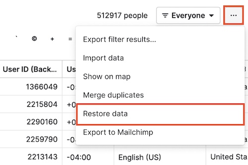 How can I restore data? - Knowledge Base | Pipedrive
